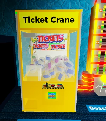 Ticket Crane | Cornerstone Arcade Roblox Wiki | Fandom