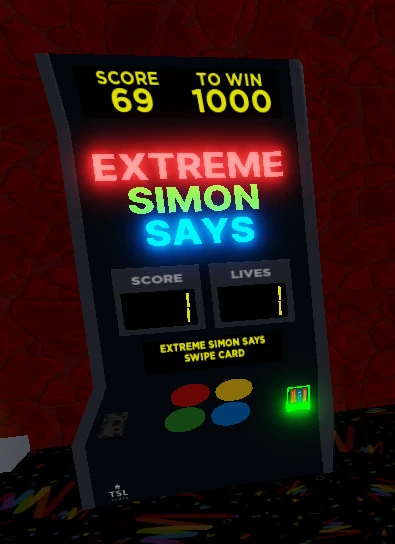 Extreme Simon Says | Cornerstone Arcade Roblox Wiki | Fandom