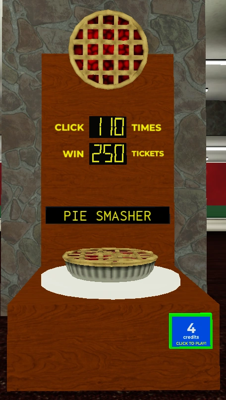 Pie Smasher | Cornerstone Arcade Roblox Wiki | Fandom