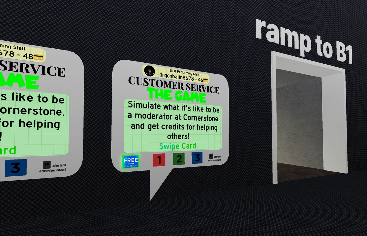 Customer Service: The Game | Cornerstone Arcade Roblox Wiki | Fandom
