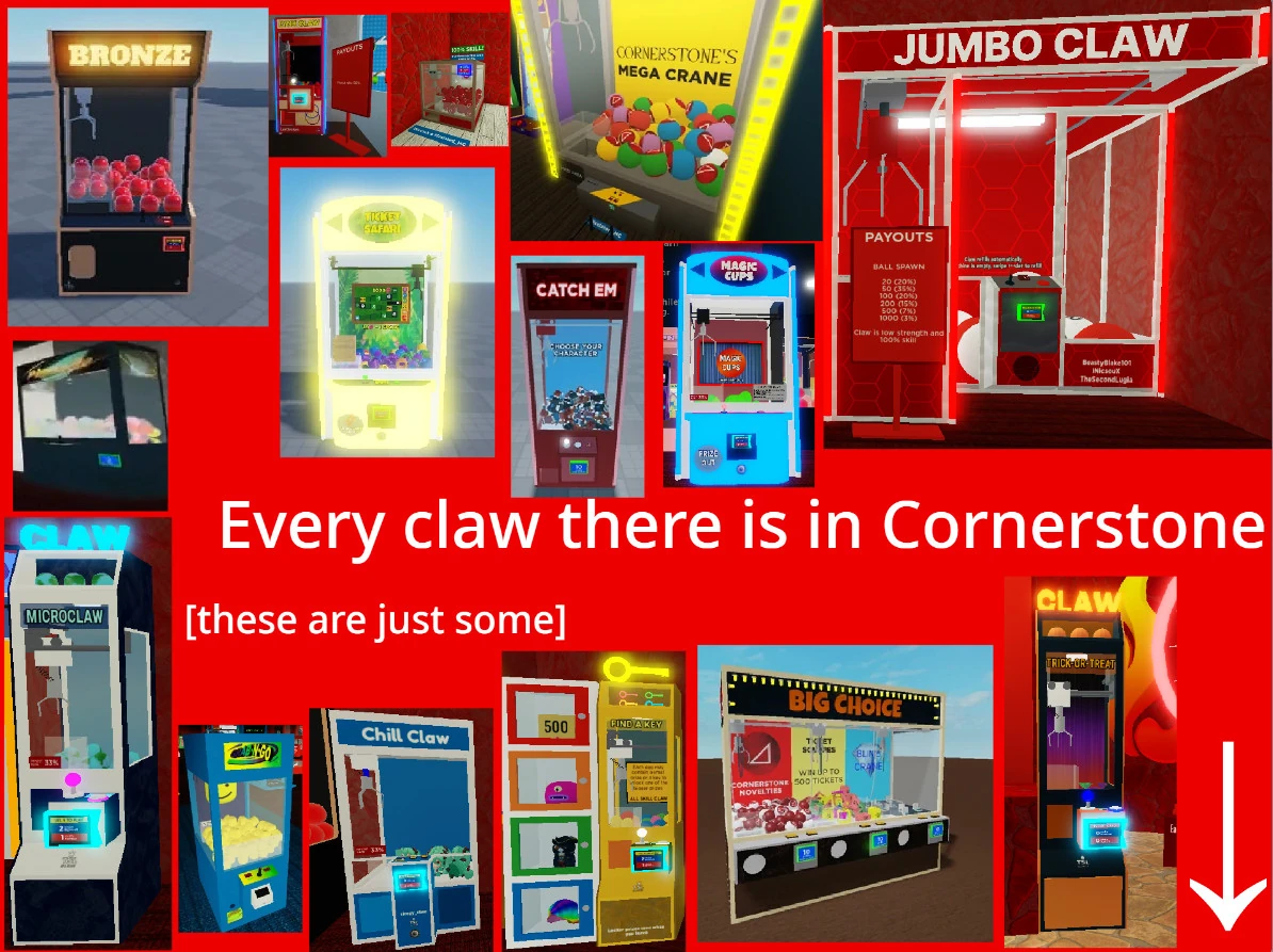 Category:Claw Machines | Cornerstone Arcade Roblox Wiki | Fandom