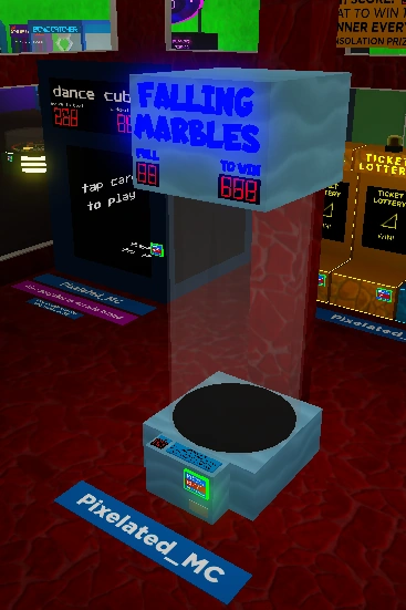 Falling Marbles | Cornerstone Arcade Roblox Wiki | Fandom