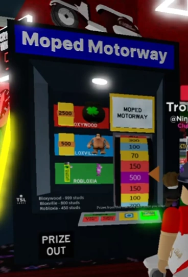 Moped Motorway | Cornerstone Arcade Roblox Wiki | Fandom