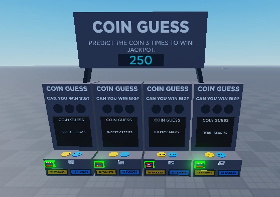 Coin Guess | Cornerstone Arcade Roblox Wiki | Fandom