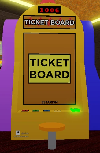 Ticket Board | Cornerstone Arcade Roblox Wiki | Fandom