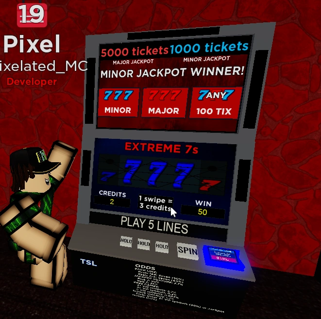 Extreme Sevens | Cornerstone Arcade Roblox Wiki | Fandom