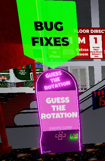 Guess the Rotation | Cornerstone Arcade Roblox Wiki | Fandom