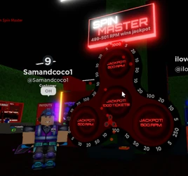 Spin Master | Cornerstone Arcade Roblox Wiki | Fandom