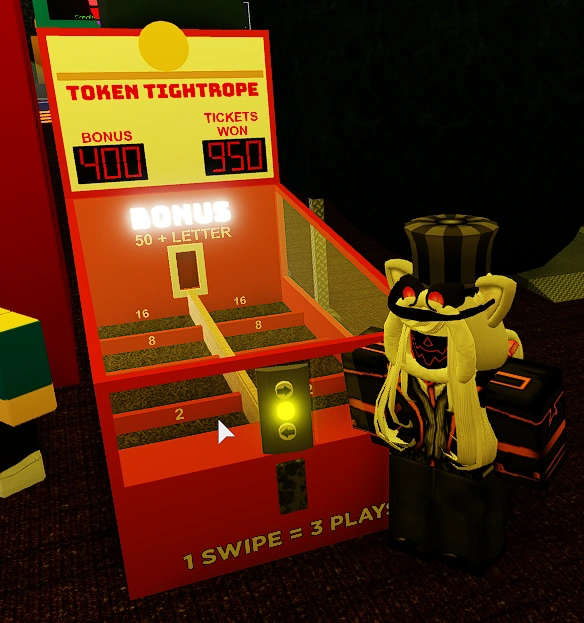 Token Tightrope | Cornerstone Arcade Roblox Wiki | Fandom