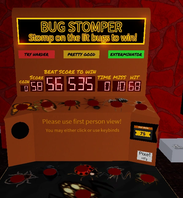 Bug Stomper | Cornerstone Arcade Roblox Wiki | Fandom