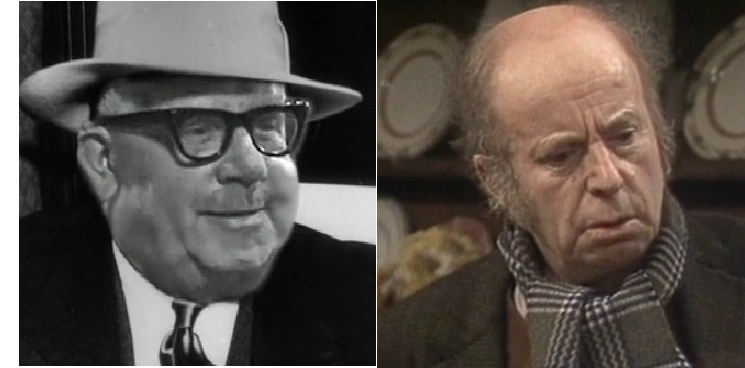 Albert Tatlock and Sam Pearson of Emmerdale Farm - Gangsters ...