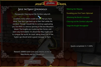 Siege the Knight Stronghold! | Coronation Wiki | Fandom