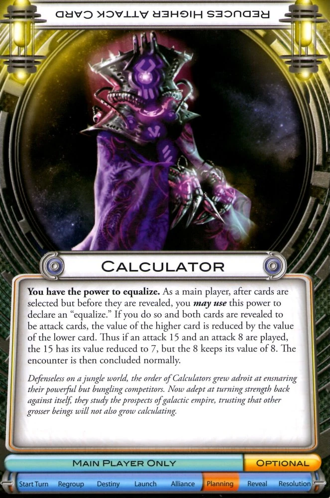 Alien Calculator Drawing