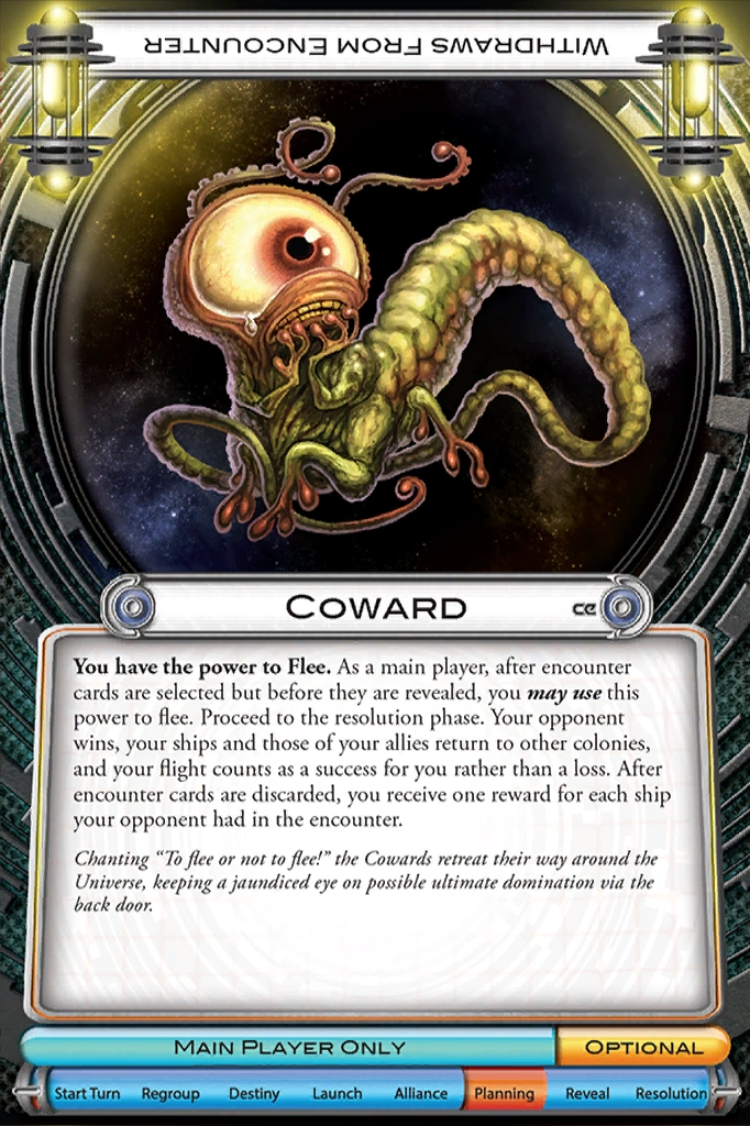 Coward | Cosmic Encounter Wiki | Fandom