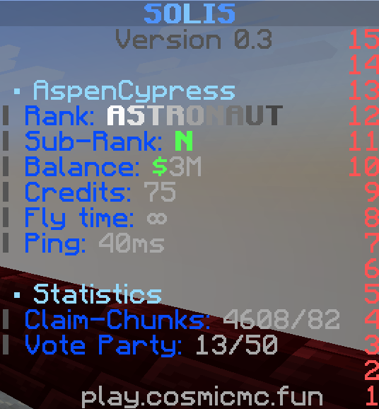 Temp Fly (Solis) | CosmicMC Wiki | Fandom