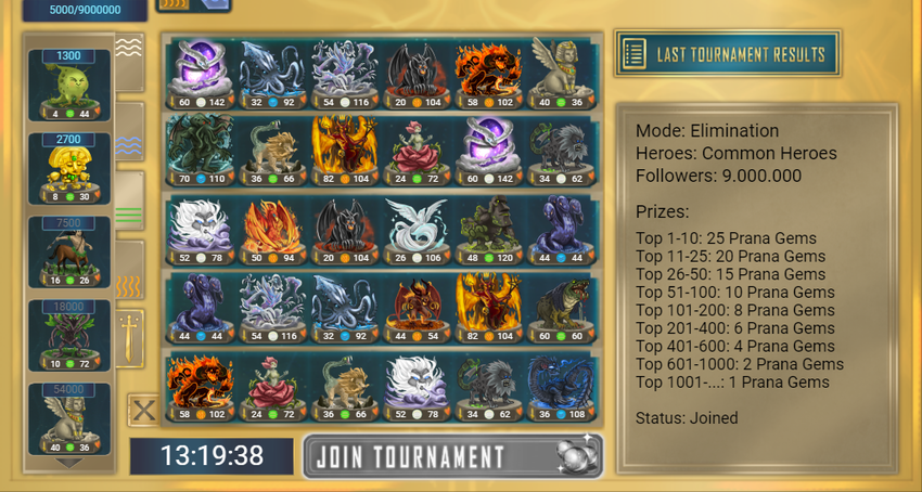 Tournaments | Cosmos Quest Wiki | Fandom