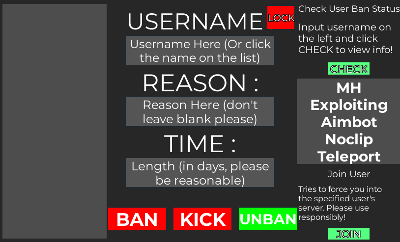 Ban Menu | Counter Blox Wiki | Fandom