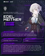 Edel Meitner | Counter:Side Wiki | Fandom