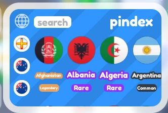 Pindex | Country collectors roblox Wiki | Fandom