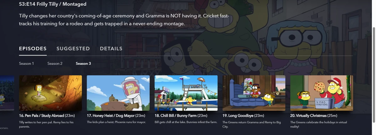 Virtually Christmas/Errors | Big City Greens Wiki | Fandom