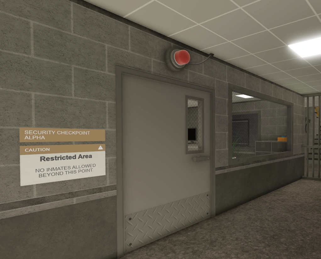 Security Checkpoint Alpha | County Jail Roleplay Roblox Wiki | Fandom