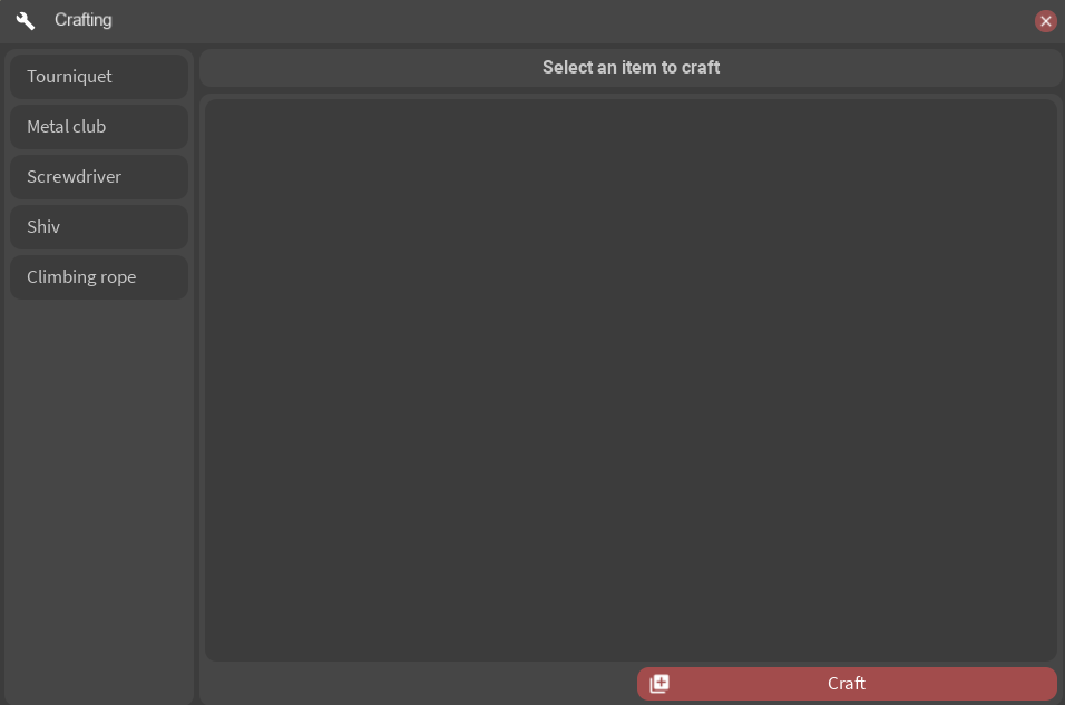 Craftable Items | County Jail Roleplay Wiki | Fandom
