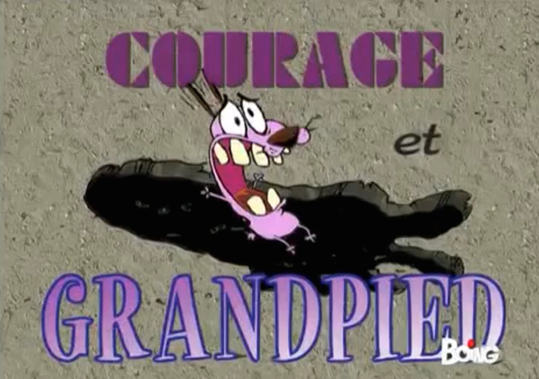 Courage et Grand-Pied | Wikia Courage, le chien froussard | Fandom