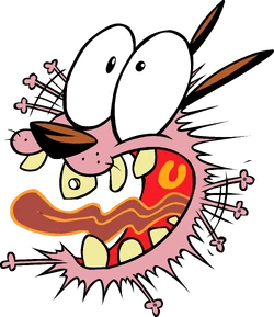 Courage The Cowardly Dog Scared
