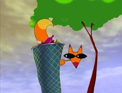 Courage The Cowardly Dog Cajun Fox Eyes Courage The Cowardly