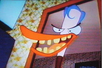 Courage The Cowardly Dog Le Quack Human