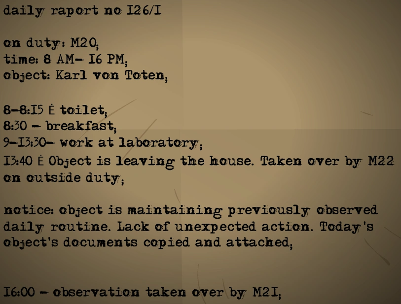 Documents and Photographs | Covert Front Wiki | Fandom