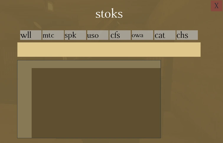 Stoks | Cowboy Game Wiki | Fandom