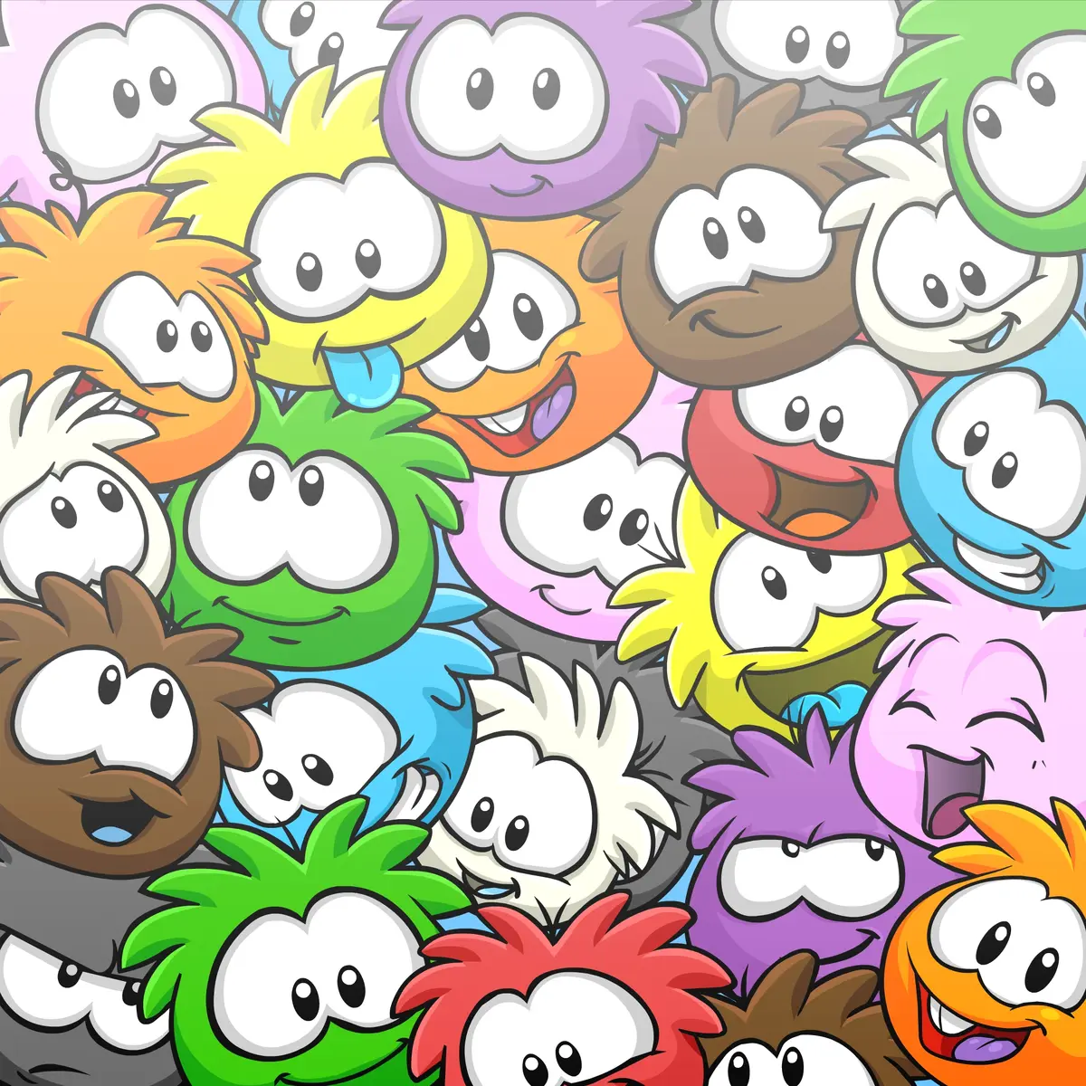 Pile of Puffles Background | Club Penguin Advanced Wiki | Fandom