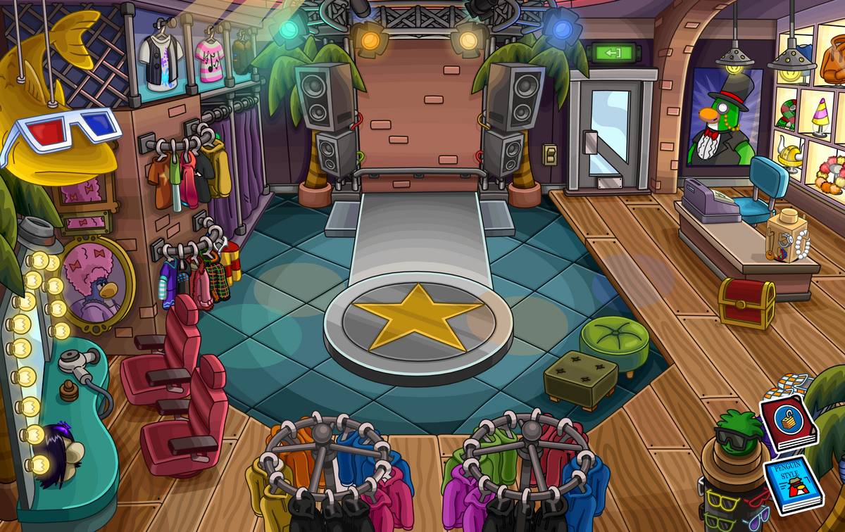 Clothes Shop Club Penguin Advanced Wiki Fandom