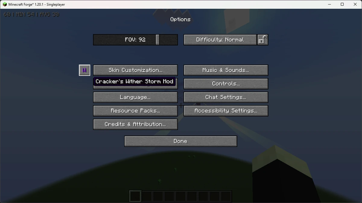 Settings | Crackers Wither Storm Wiki | Fandom