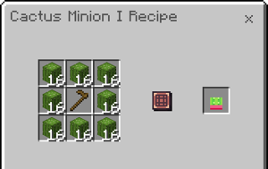 Cactus Minion | CraftersMC SkyBlock Wiki | Fandom