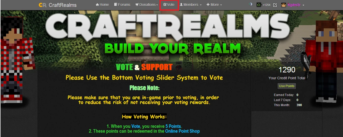 Voting Craftrealms Wiki Fandom