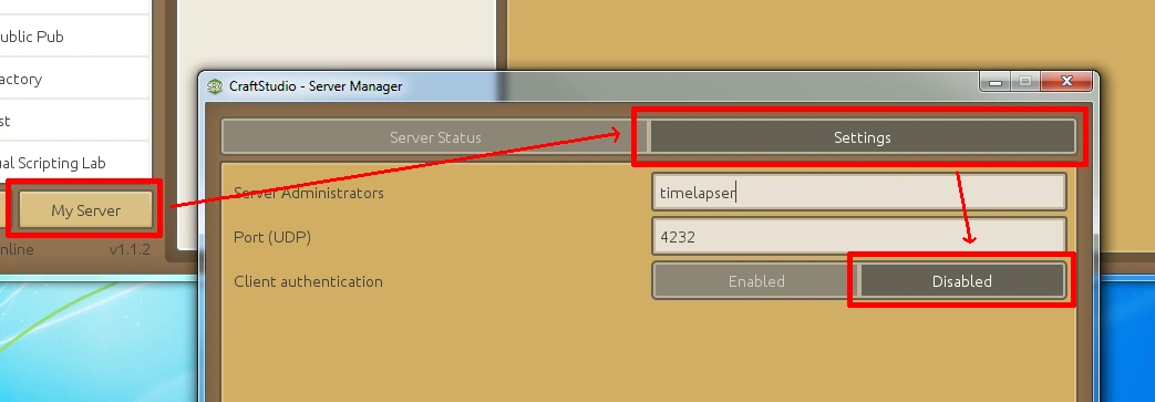 Setting up a server | CraftStudio Wiki | Fandom