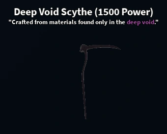 Deep Void Scythe | Craftwars Knockoff Wiki | Fandom