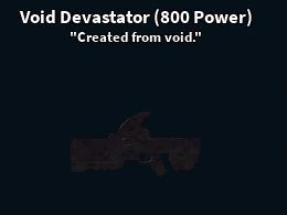 Void Devastator | Craftwars Knockoff Wiki | Fandom