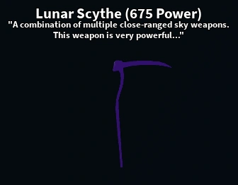 Lunar Scythe | Craftwars Knockoff Wiki | Fandom