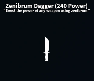 Zenibrum Dagger | Craftwars Knockoff Wiki | Fandom
