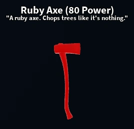 Ruby Axe | Craftwars Knockoff Wiki | Fandom