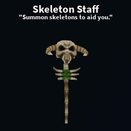 Skeleton Staff | Craftwars Knockoff Wiki | Fandom