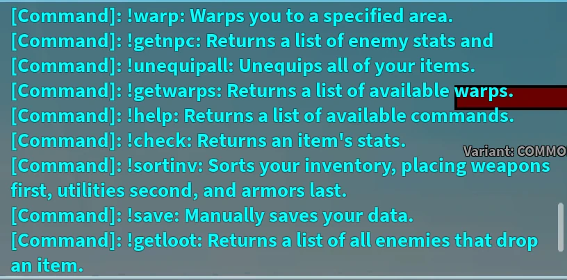 Commands | Craftwars Knockoff Wiki | Fandom