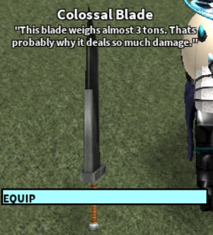 Colossal Blade | Craftwars Multiverse Wiki | Fandom