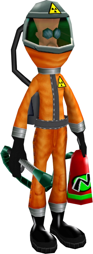 Radioactive Lab Assistant | Crash Bandicoot: The Wrath of Cortex Wiki ...
