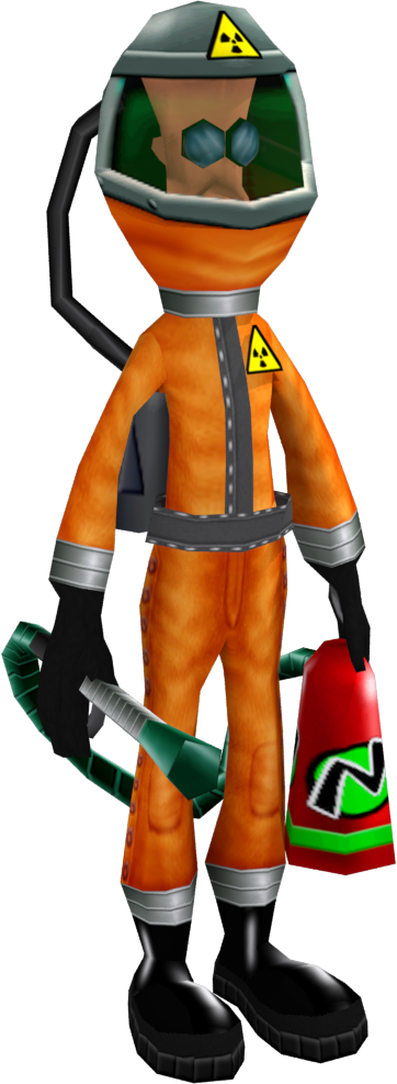 Radioactive Lab Assistant Crash Bandicoot The Wrath Of Cortex Wiki