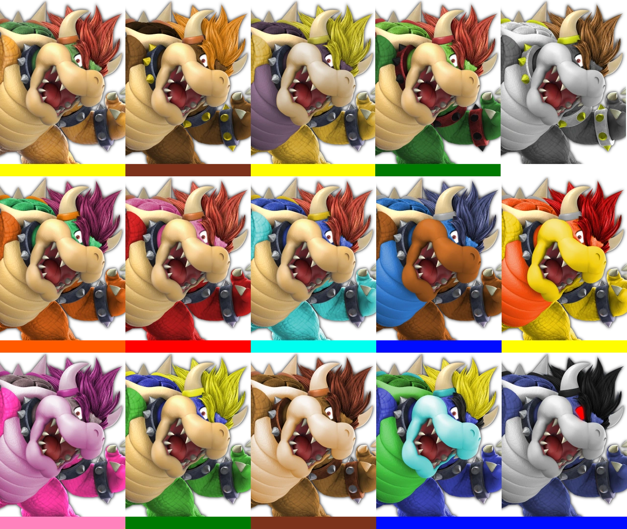 Super Smash Bros Alternate Costumes