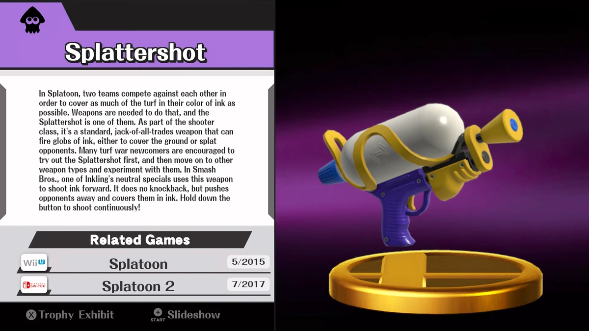 Trophies/Splatoon series | Crash Co. Testing Lab Wiki | Fandom